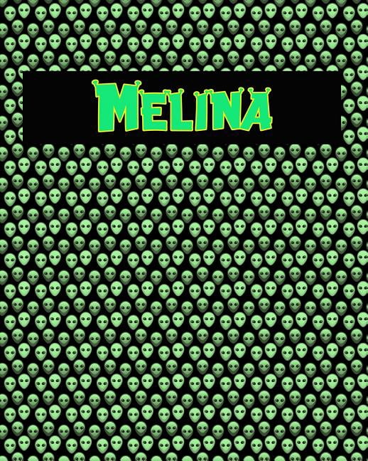 120 Page Handwriting Practice Book with Green Alien Cover Melina ...