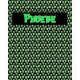 120 Page Handwriting Practice Book with Green Alien Cover Phoebe ...