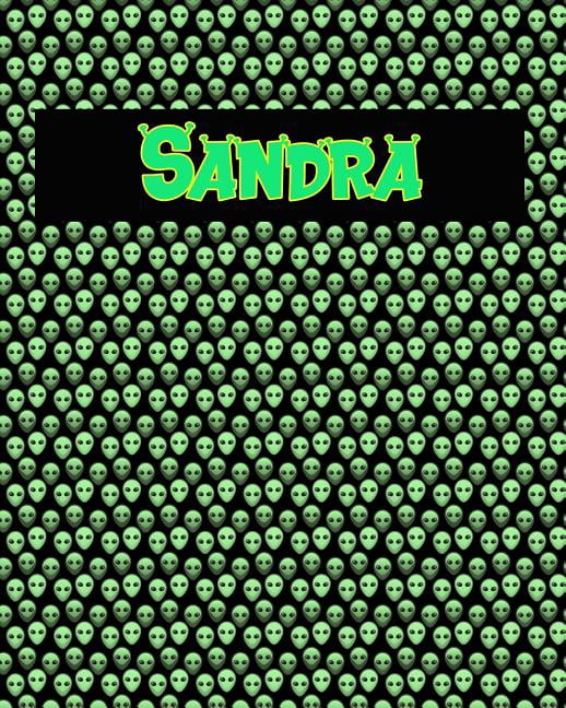 120 Page Handwriting Practice Book with Green Alien Cover Sandra ...