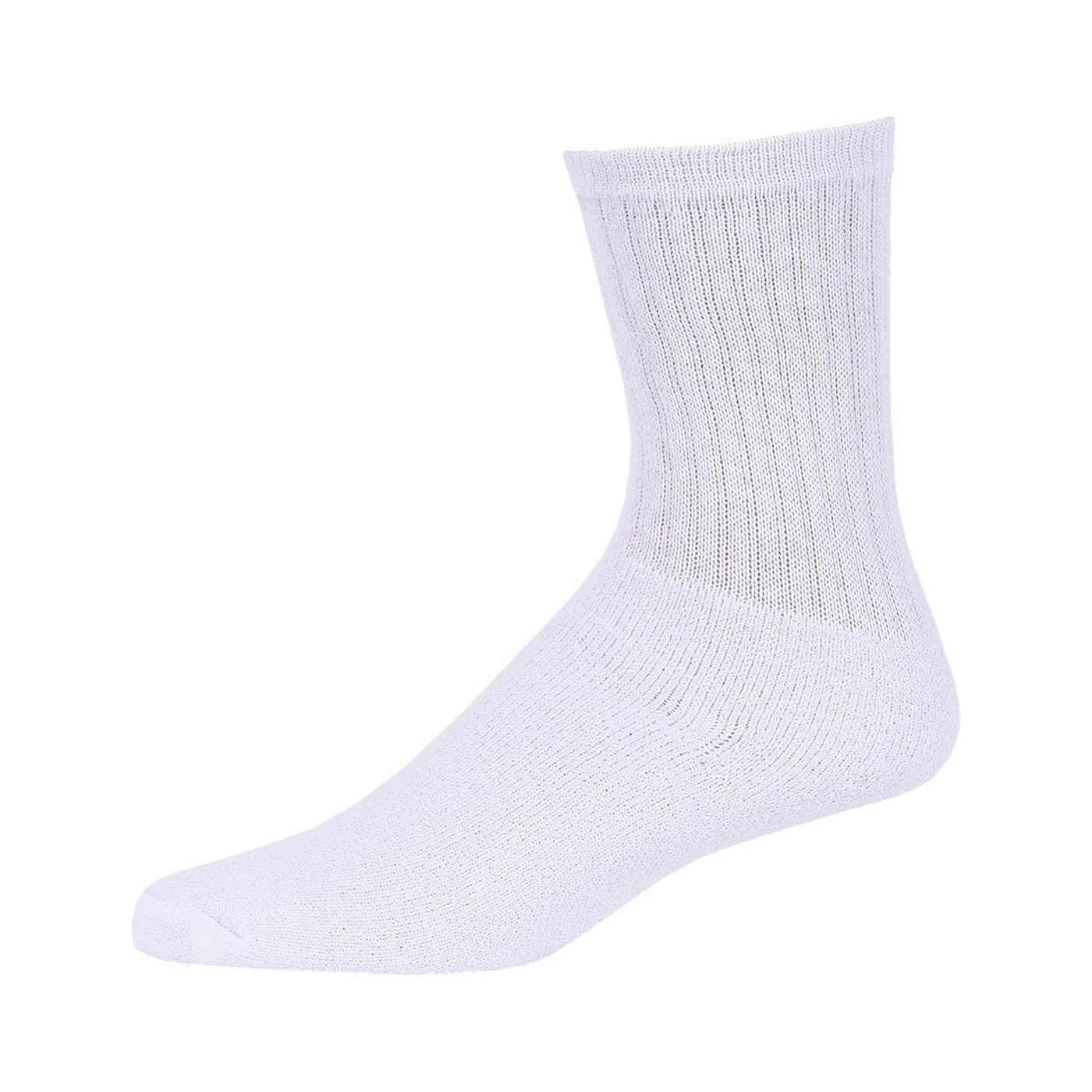 120 Pairs Solid Adult Cotton Crew Socks for Men or Women - Bulk ...