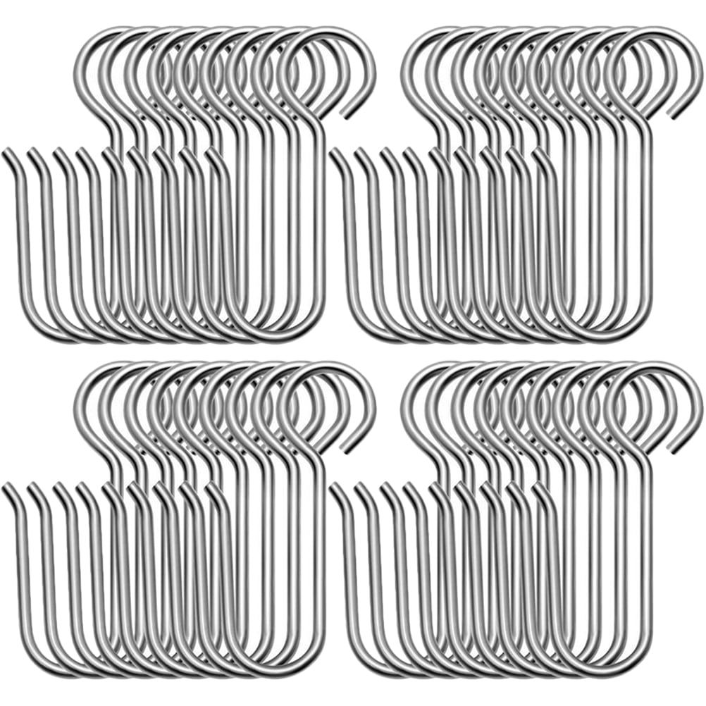 120 Pcs Ceiling Hook Coat Hangers Curtain Hangers Curtain Hooks for ...