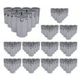 120 Pcs Chrome ABS Plastic Cylinder Lug Nut Covers 33mm Thread-on ...