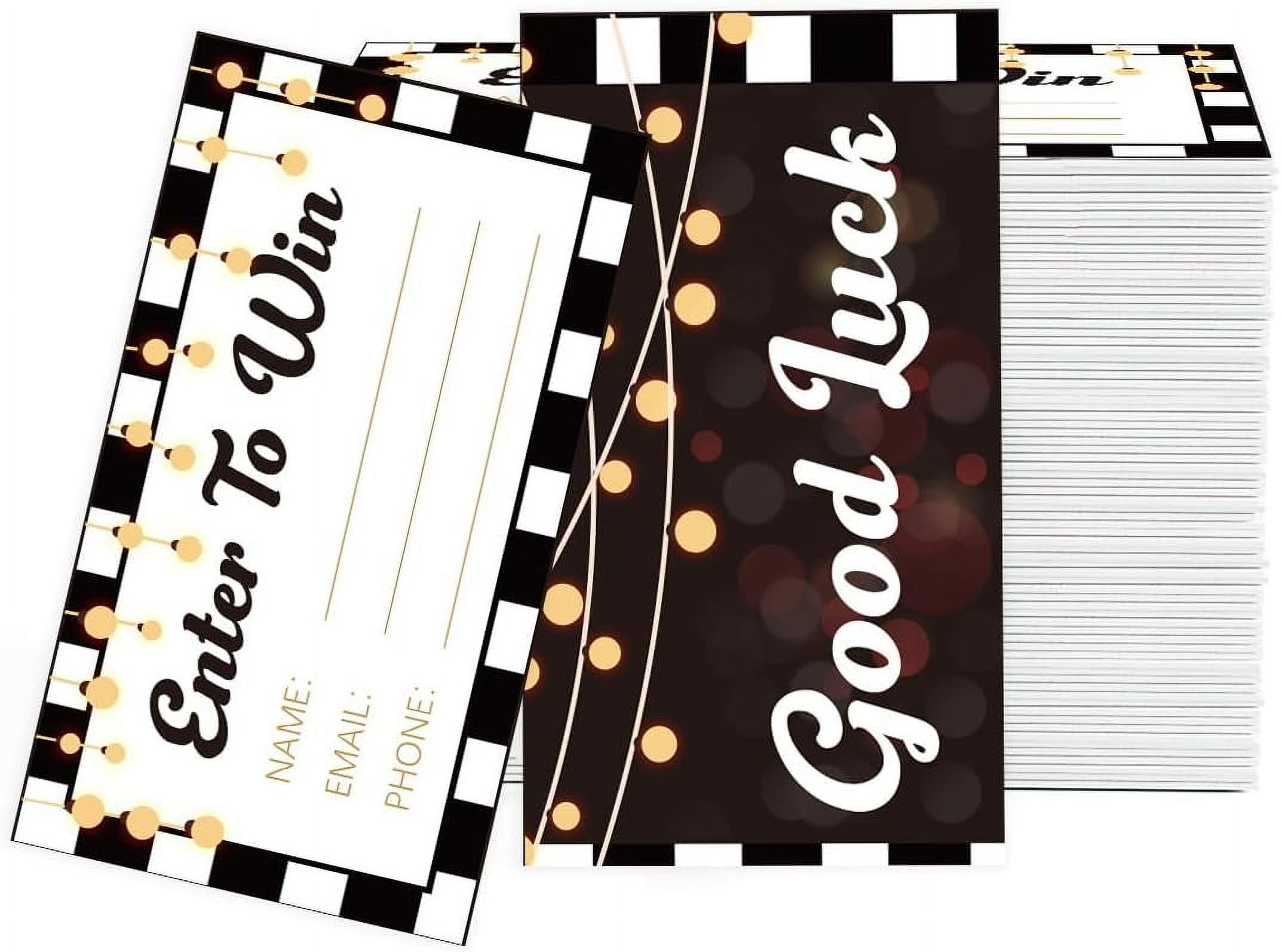 120 Pcs Enter to Win Raffle Cards 3.5 x 2" Entry Form Card for Mall ...