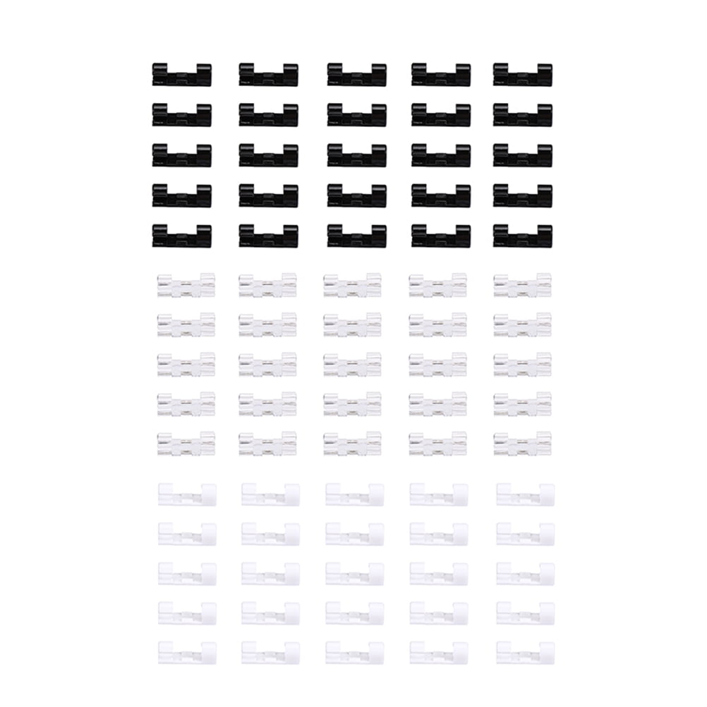 120 Pcs Fastener Wire Cable Clips Cable Clip Holder Computer Cable ...