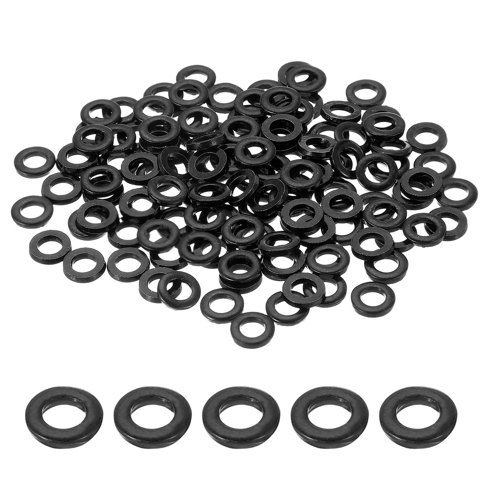 120 Pcs Flat Washer for Screws, Stainless Steel Washers 5mm ID x 10mm ...