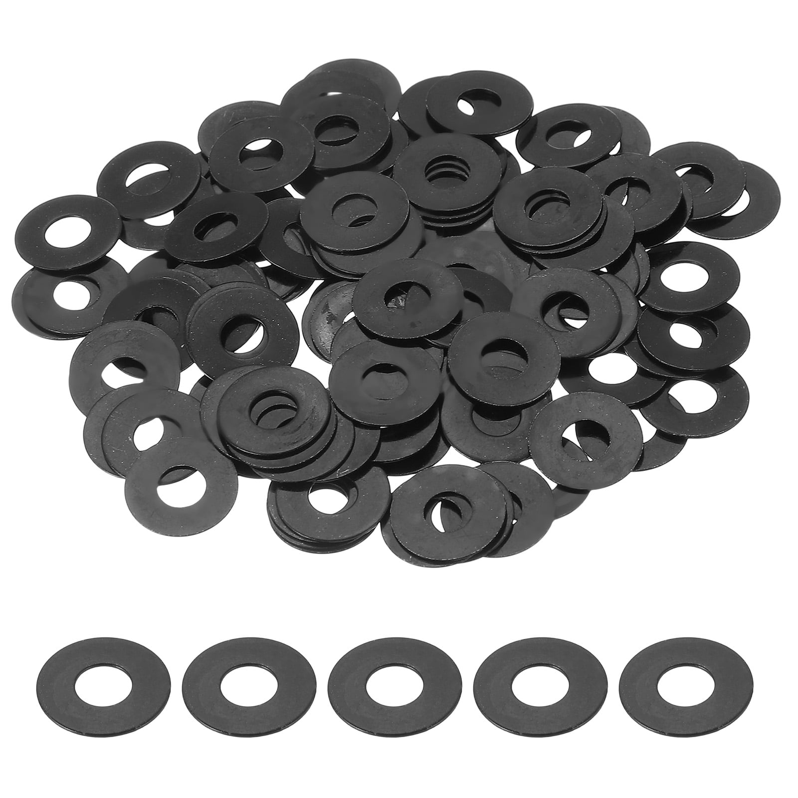 120 Pcs Flat Washer for Screws, Stainless Steel Washers 6mm ID x 16mm ...