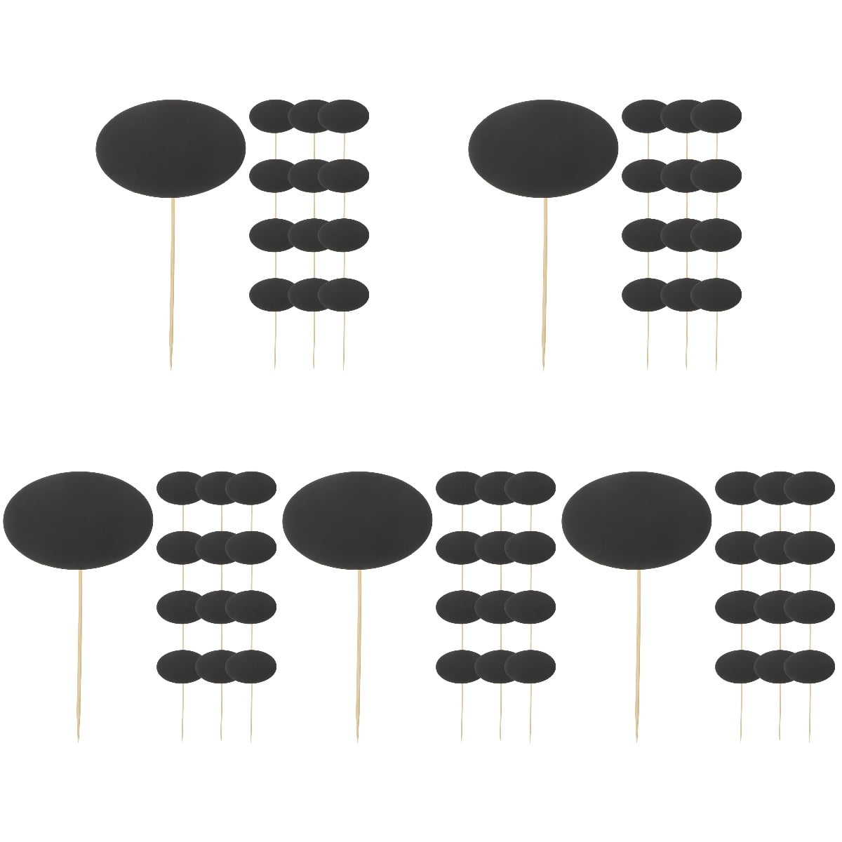 120 Pcs Label Insert Food Toppers Toothpick Flags Signs Wedding Cake ...