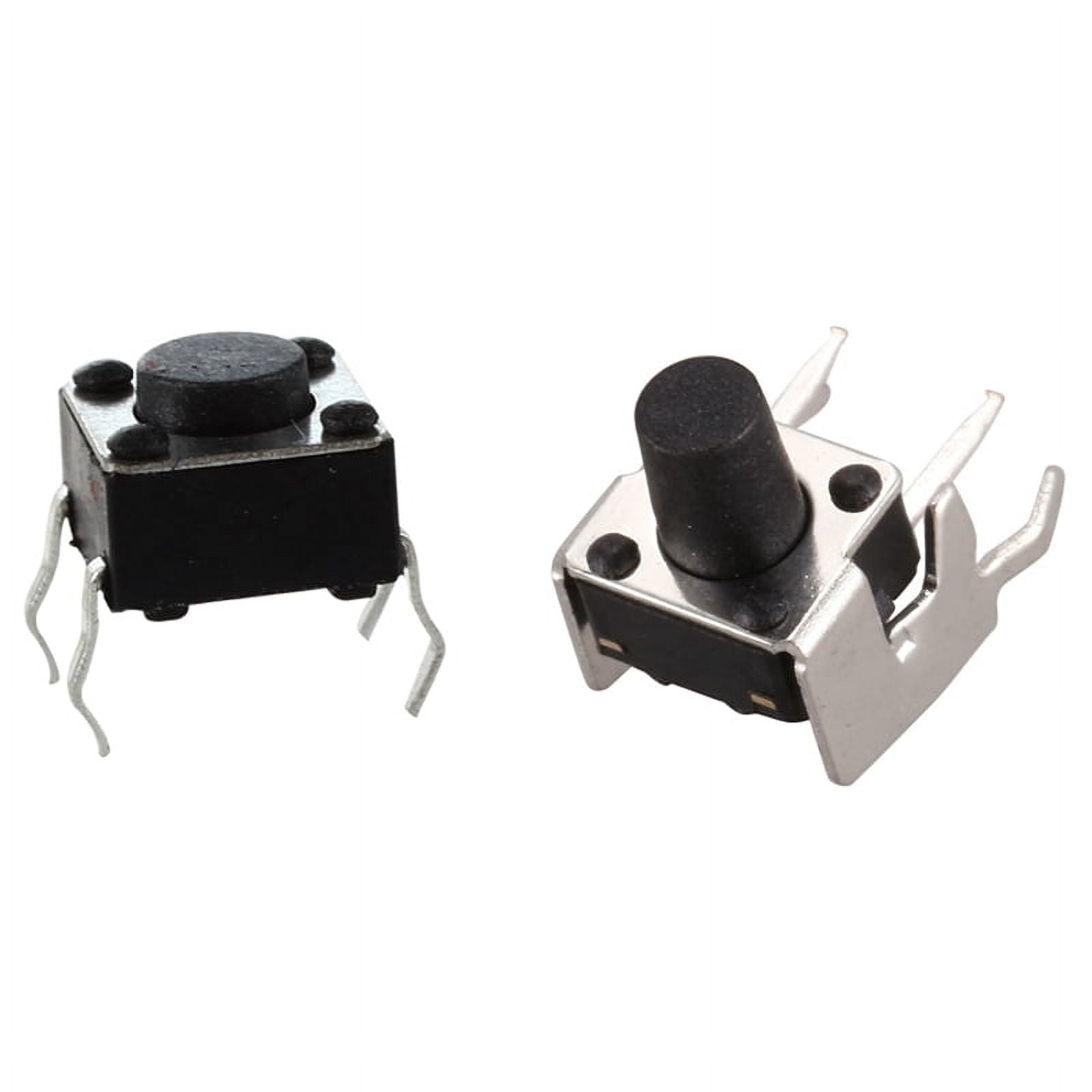 120 Pcs Momentary Right Angle Tactile Tact Push Button Switch, 100 Pcs ...