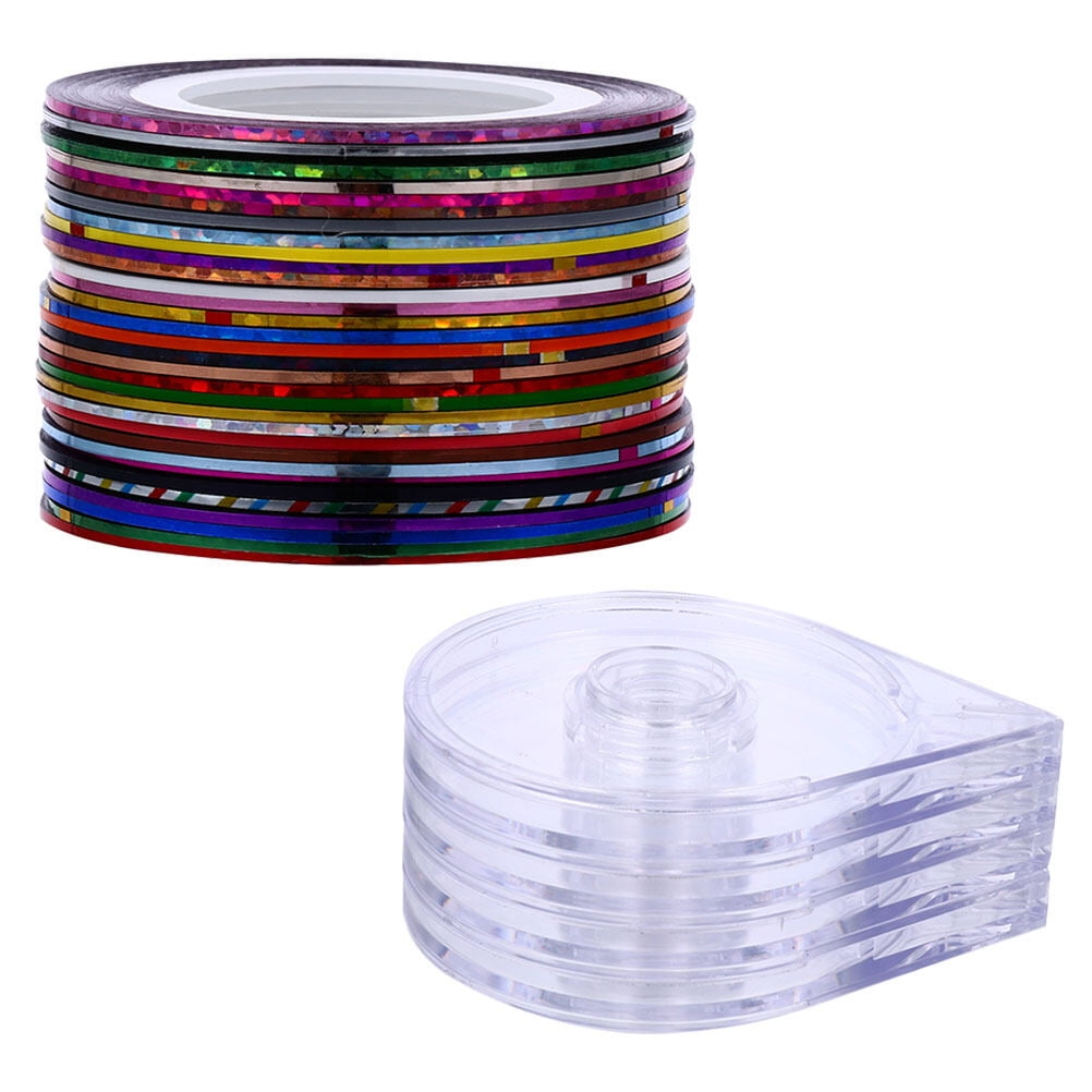 120 Pcs Nail Strip Tape Sticker Manicure Clipper Grippers Stickers ...
