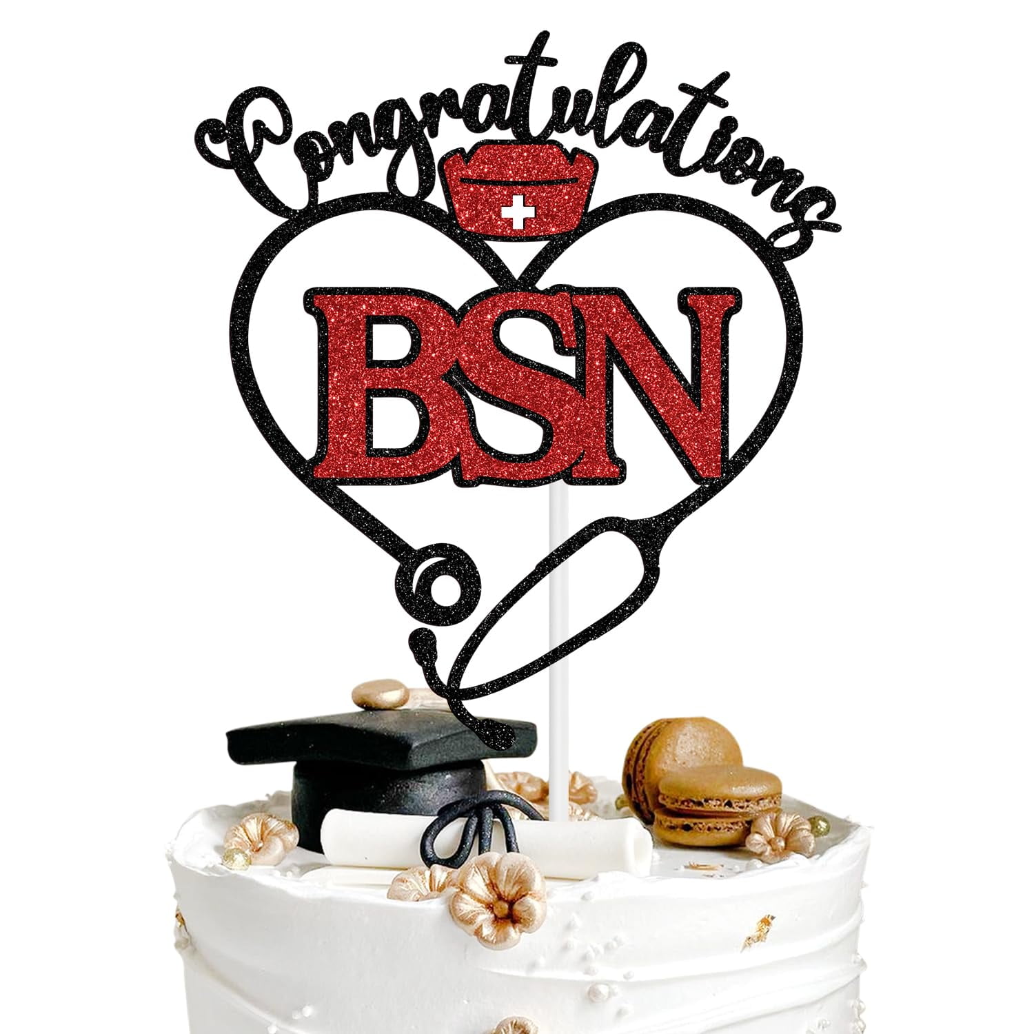 Congratulations BSN Cake Topper, Congrats Nurse, RST1 Bachelor of ...