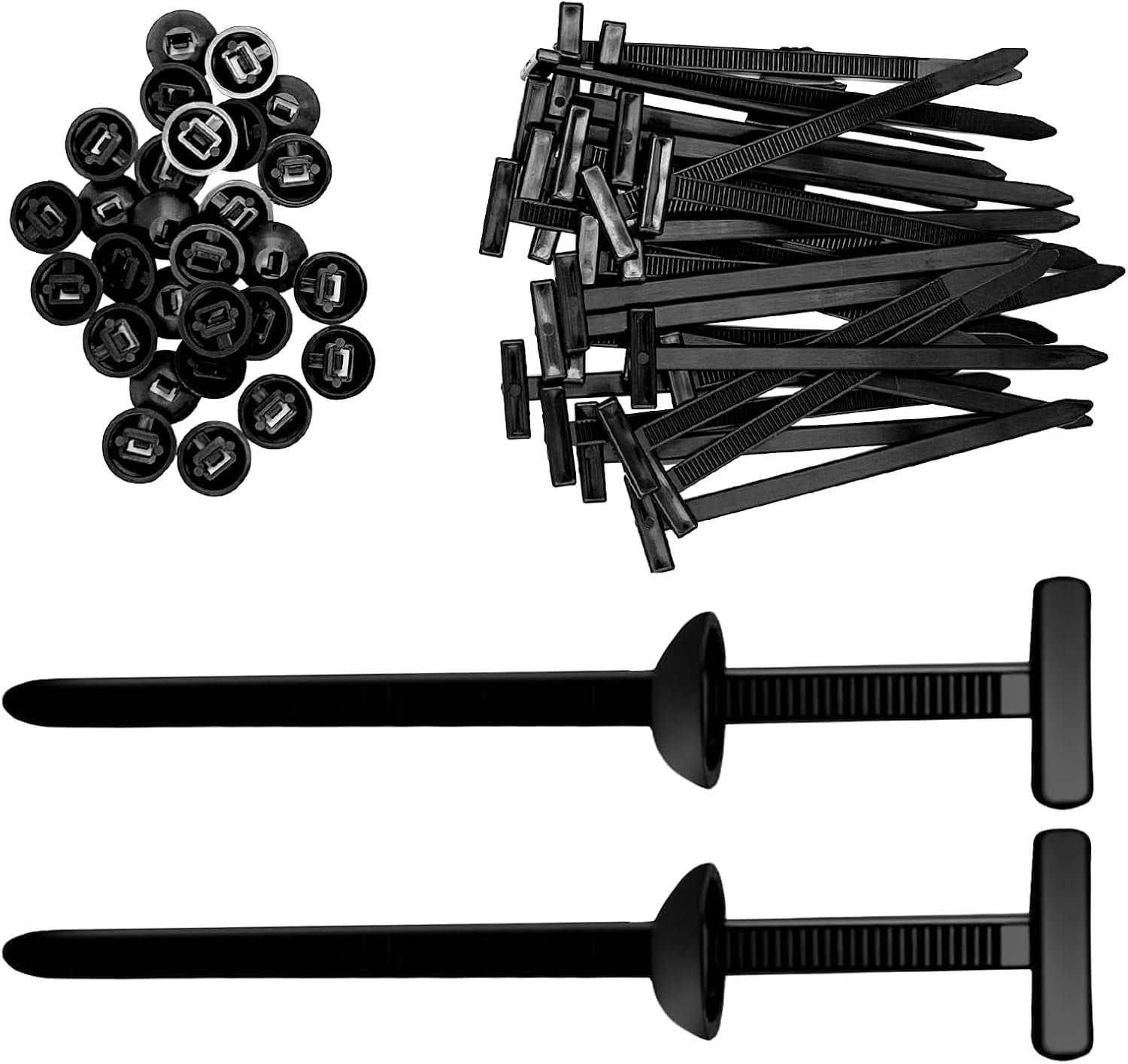 120 Pcs Nylon Universal Cable Tie Buckle - New Multifunctional Heavy ...