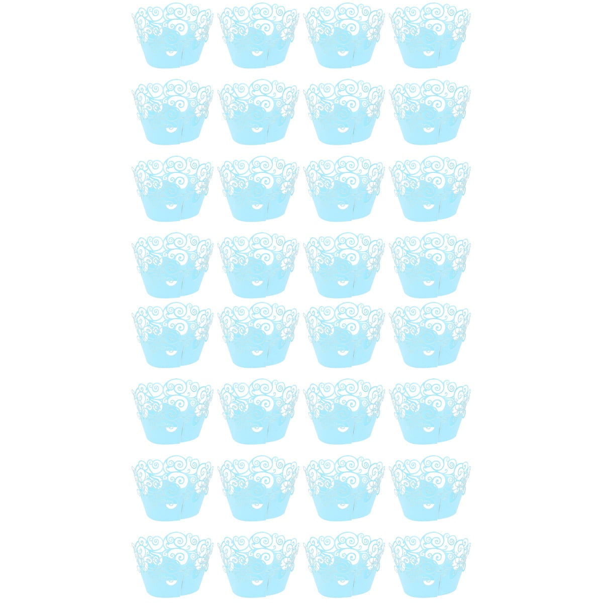 120 Pcs Packing Paper Baking Wrappers Cupcake Wrappers Floral Decor ...