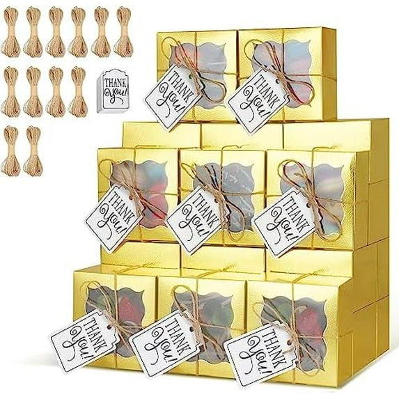 120 Pcs Red Bakery Boxes with Window Individual Cupcake Boxes 4x4x2.5 ...