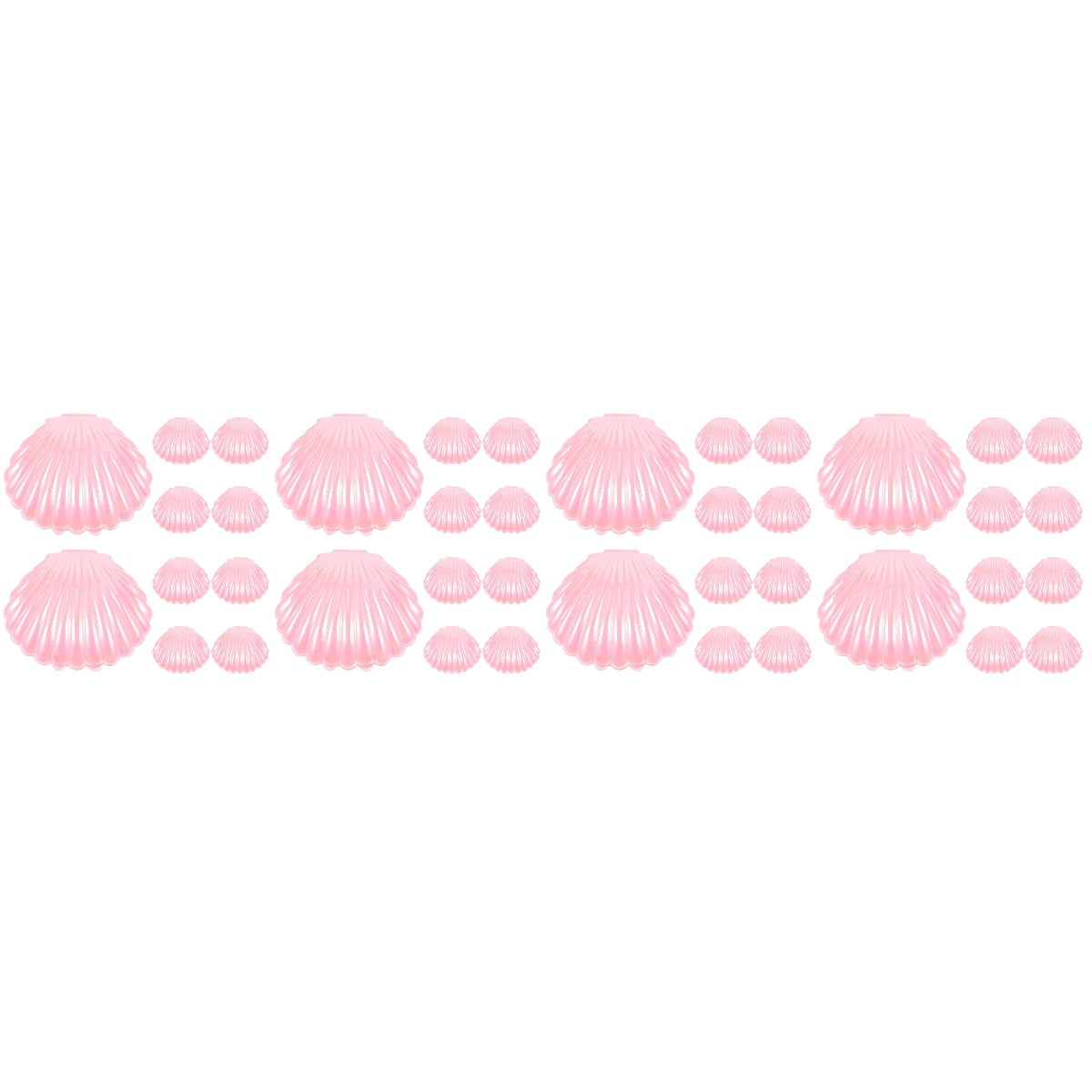 120 Pcs Sea Shells Candy Boxes Seashell Party Favor Containers Mini Sea ...