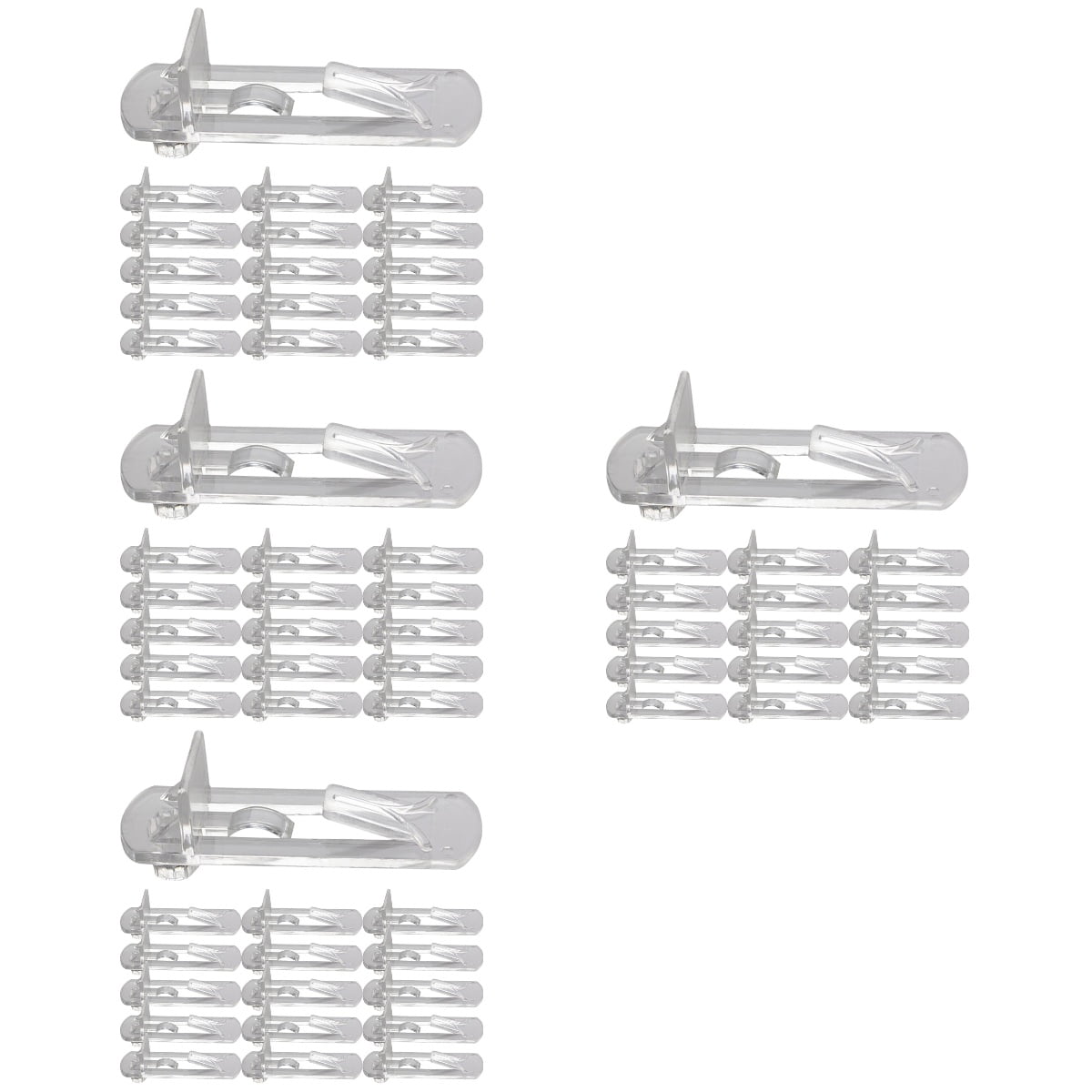 120 Pcs Shelf Support Pegs Locking Cabinet Shelf Clips Clear Shelf ...