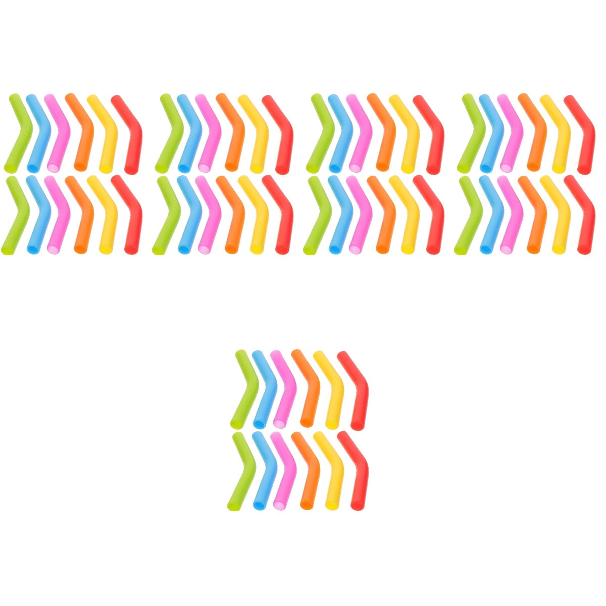 120 Pcs Stainless Steel Straw Cover Tip Drinking The Gathering Straws ...