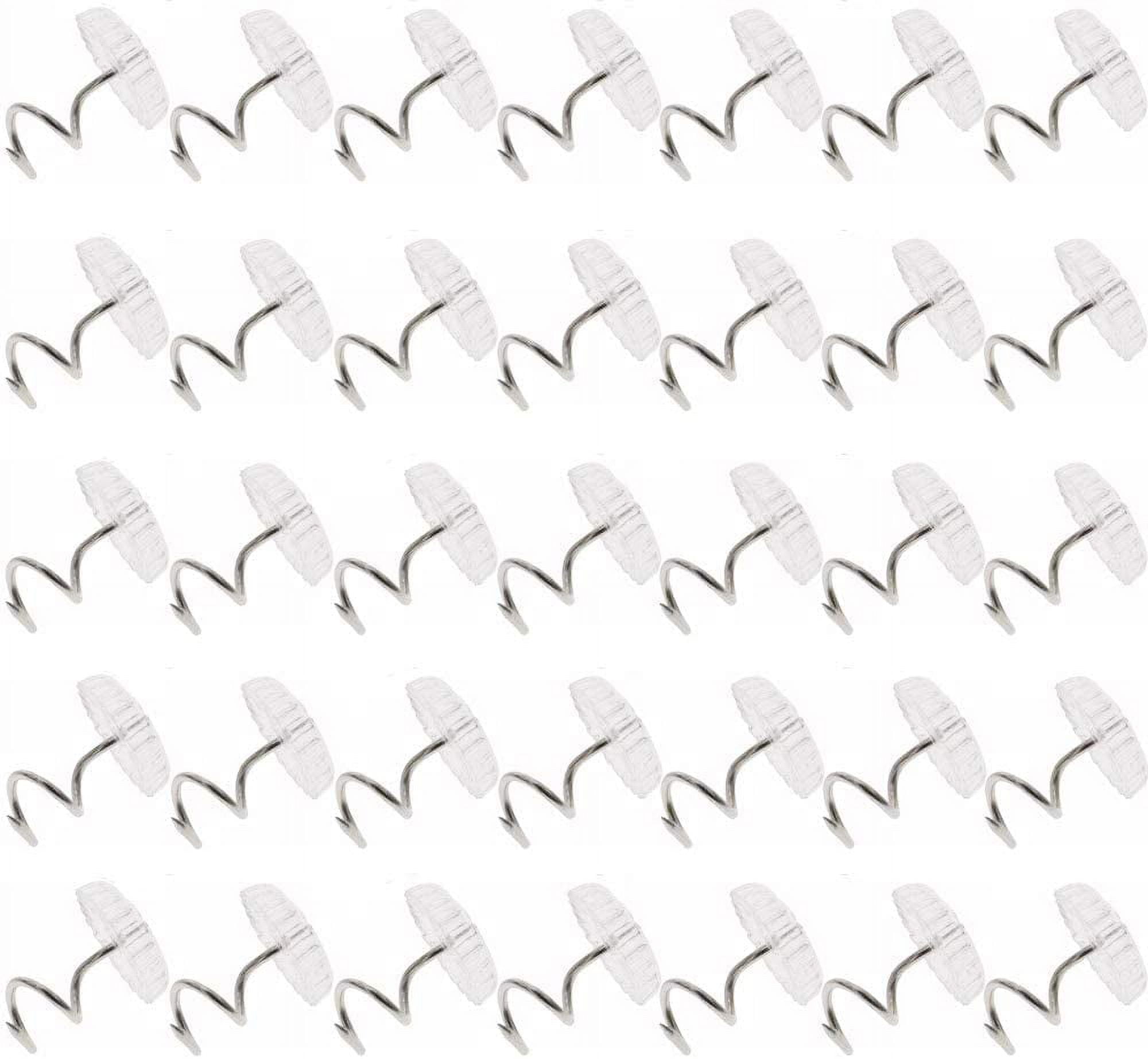 120 Pcs Twist Pins Upholstery Clear Heads Slip Cover Fasteners ...