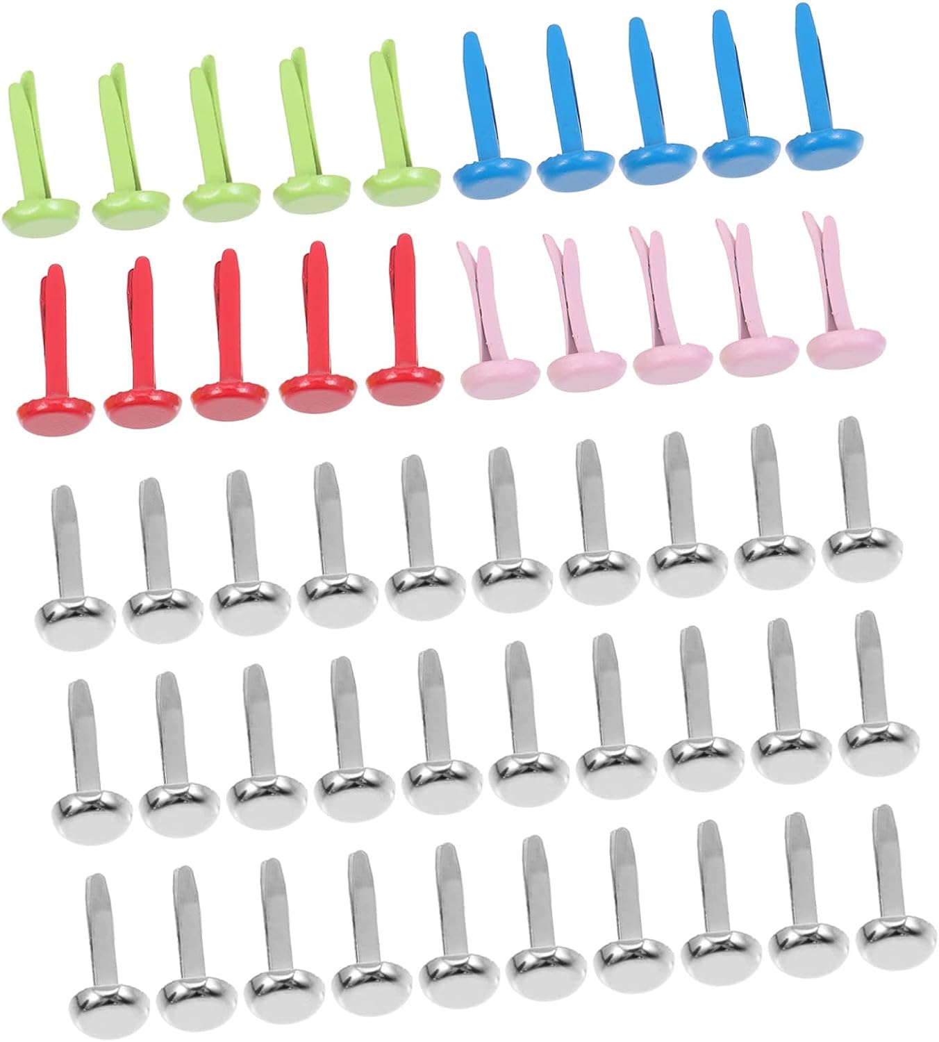 120 Pcs Two-legged Nails Arts and Crafts for Kids Cork Board ...