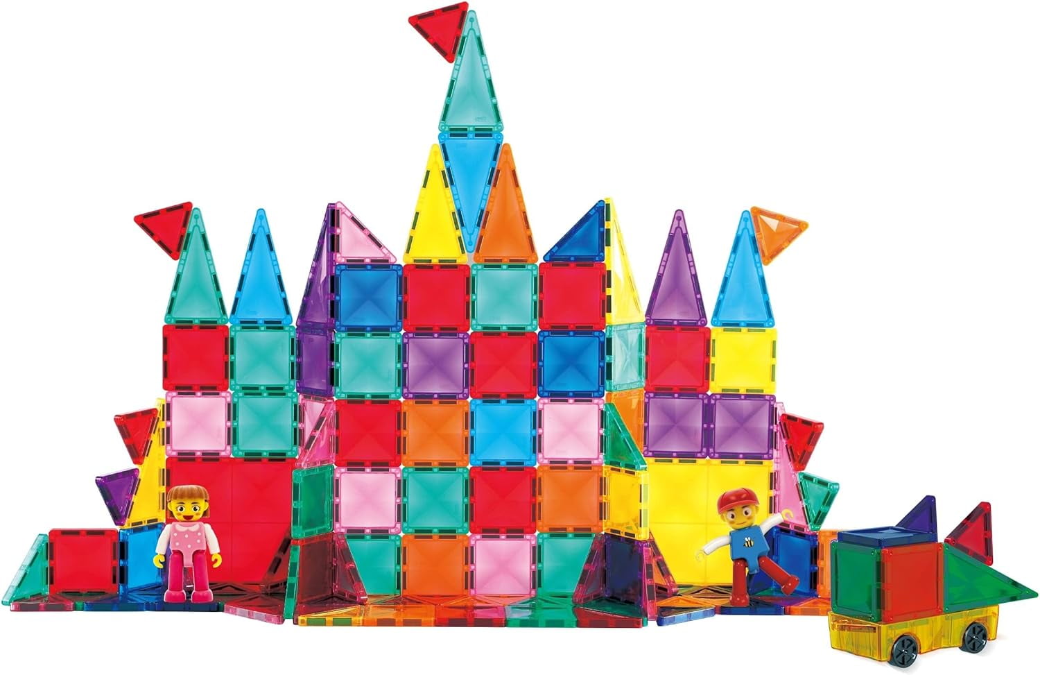 120 Piece Magnetic Building Block Mini Diamond Series Travel Size ...