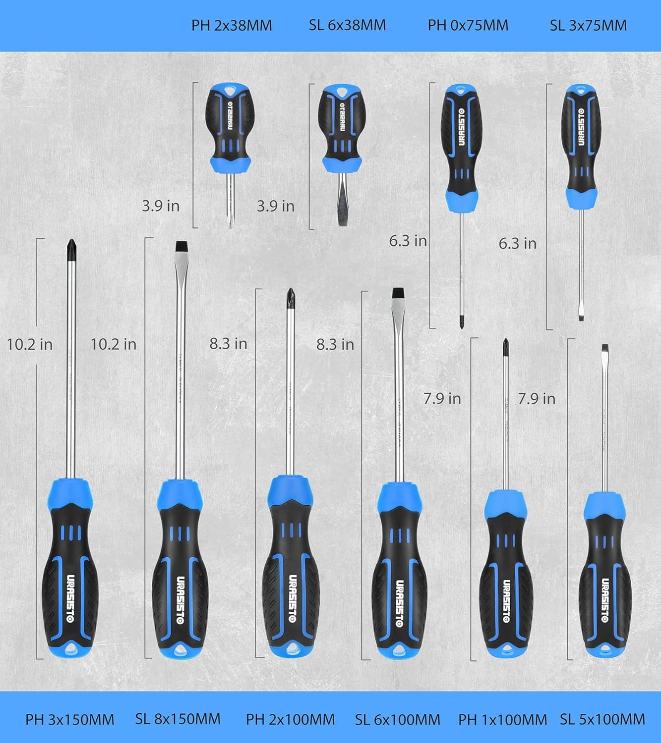 120-Piece Magnetic Screwdriver Set with Sockets, Slotted, Phillips, Hex ...