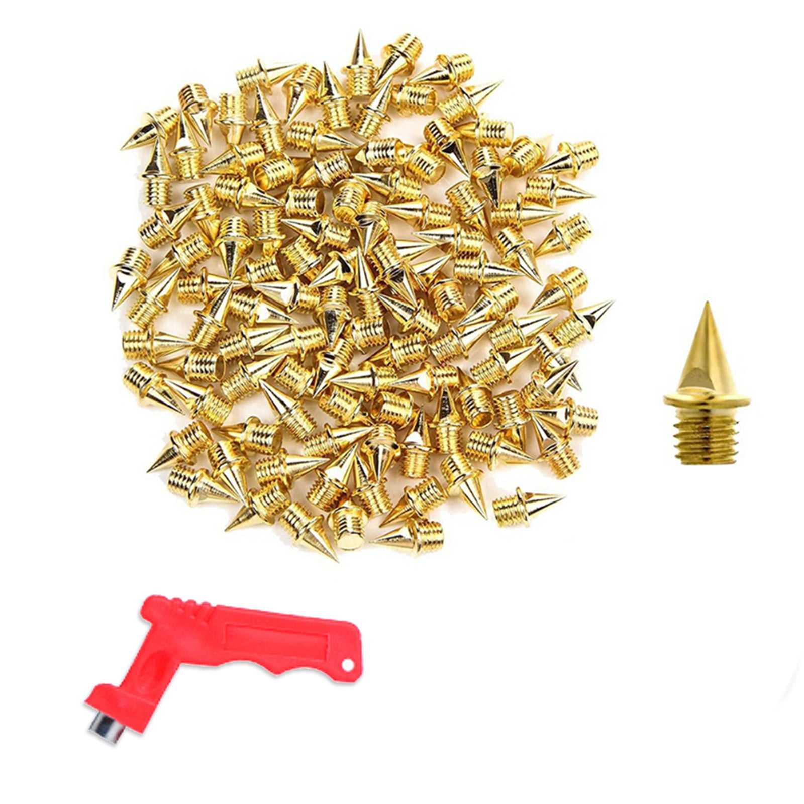 120 Pieces 1/4 Inch Track Spikes Steel Spikes for Shoe Spikes ...