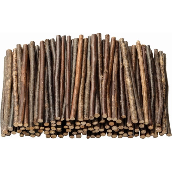 120 Pieces Natural Wood Sticks for Crafts DIY Log, Twigs for Crafts ...