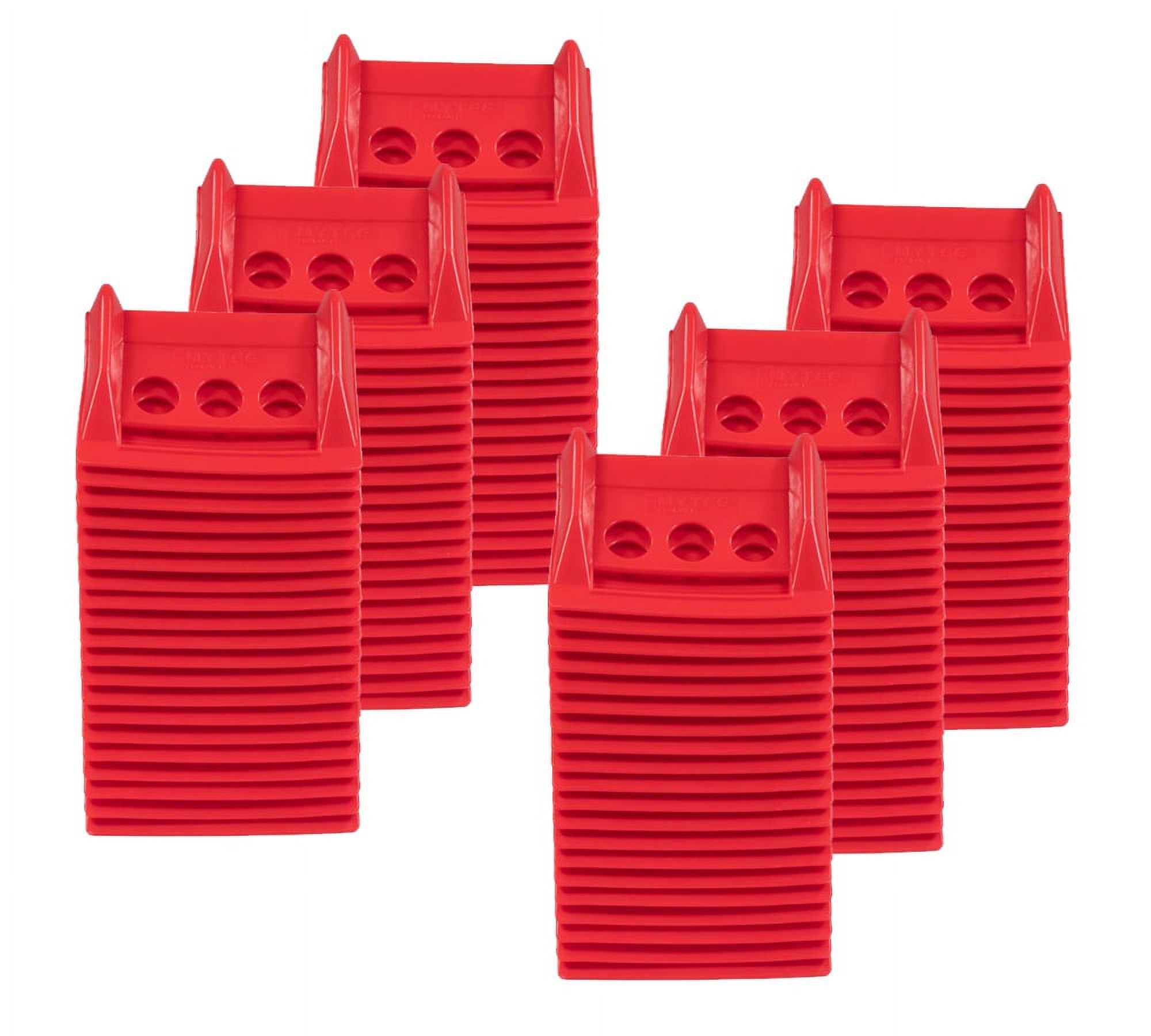 (120 Pieces) Red 4"x6" Flatbed Edge Protectors with Carrying Case - 4 ...