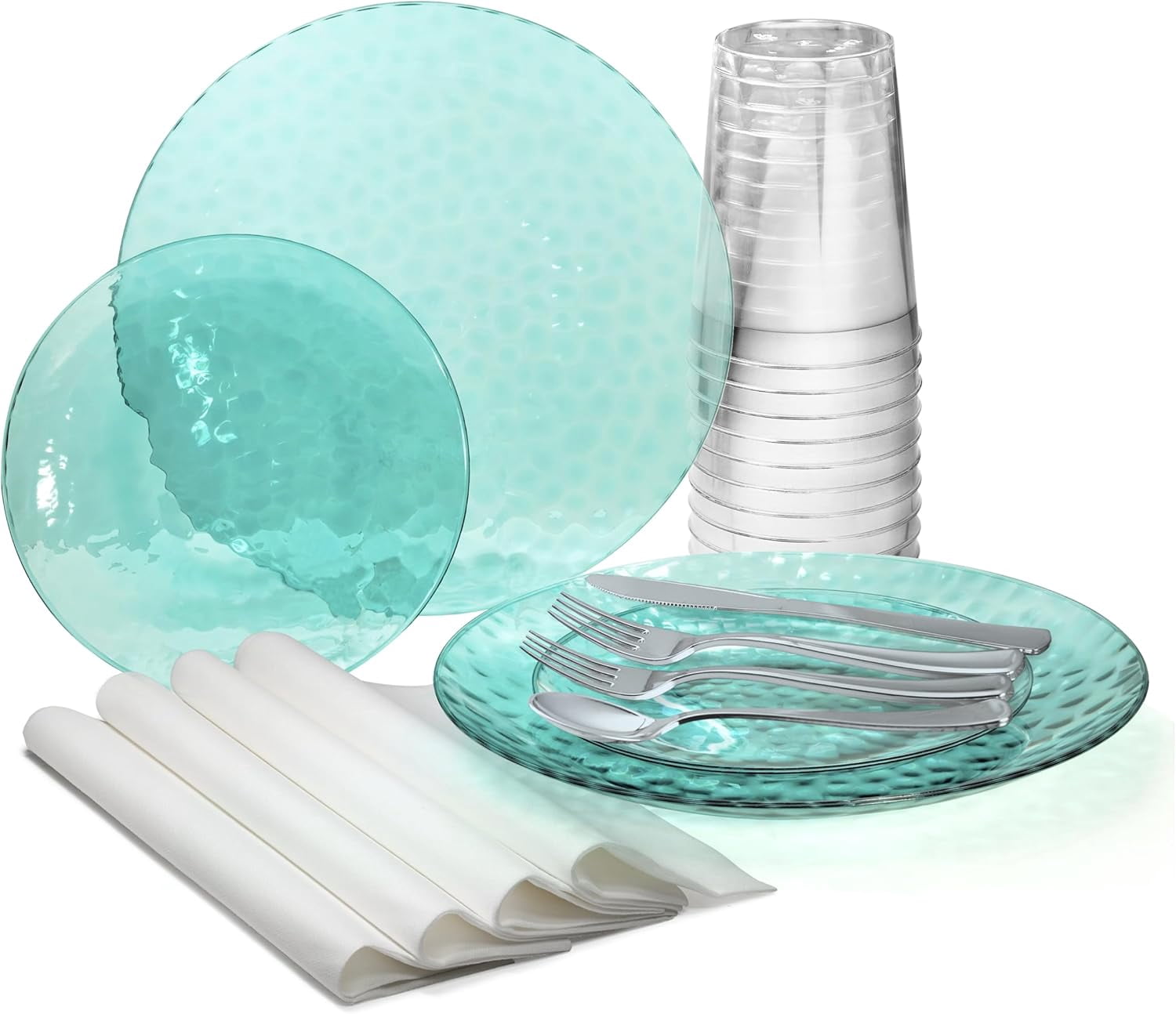 120 Plates Pack,(60 Guests) Heavyweight Premium Wedding Party ...