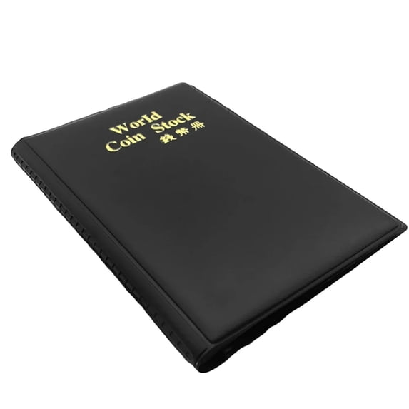120 Pockets Coin Album Coin Holder Collecting Book Album Penny Coin ...