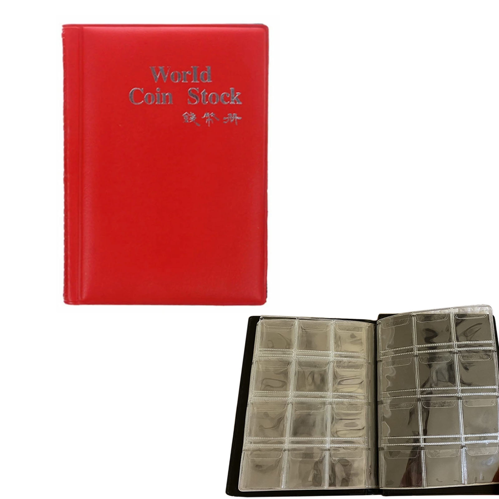 120 Pockets Coinn Collection Album - 30x30mm/1.2x1.2inch Coinn Holder ...