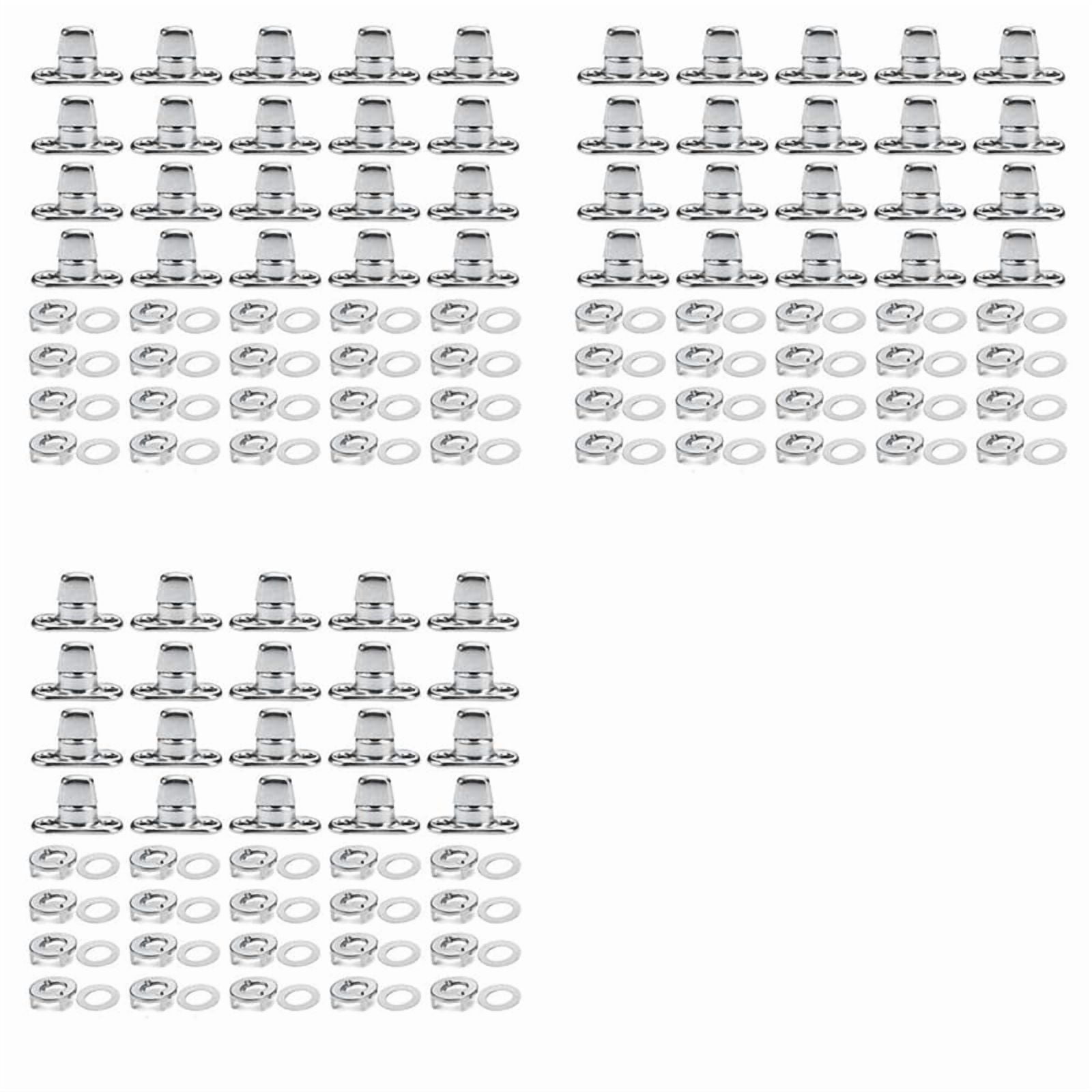 120 Sets Canvas Twist Lock Fasteners, Turn Button Fasteners, Eyelet and ...