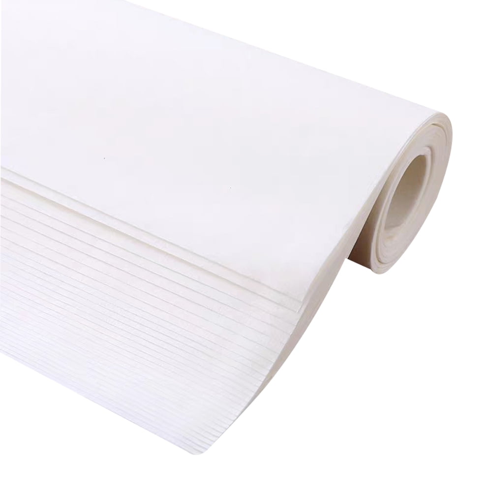 120 Sheets Chinese Blank Xuan Paper Raw, Calligraphy Brush Ink Writing ...