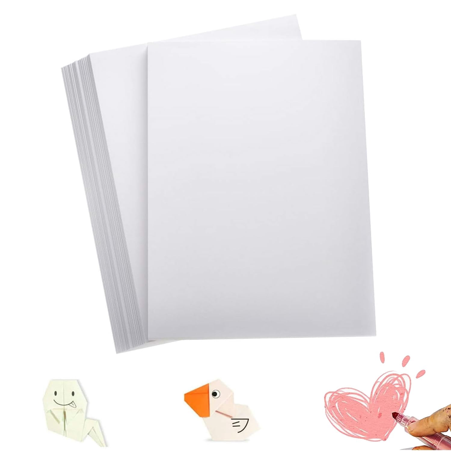 120 Sheets Construction Paper MFF30 12” x 17” Arts Paper for Kids White ...
