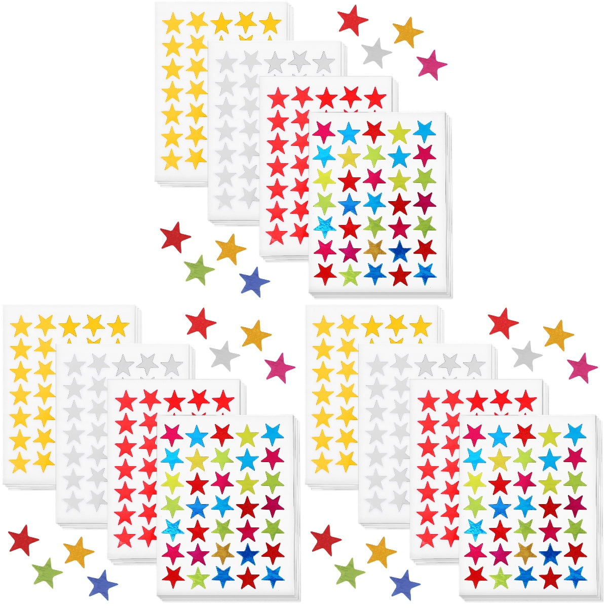 CIMAXIC Adorable Star Shaped Reward Stickers for Kids and Students 120 ...