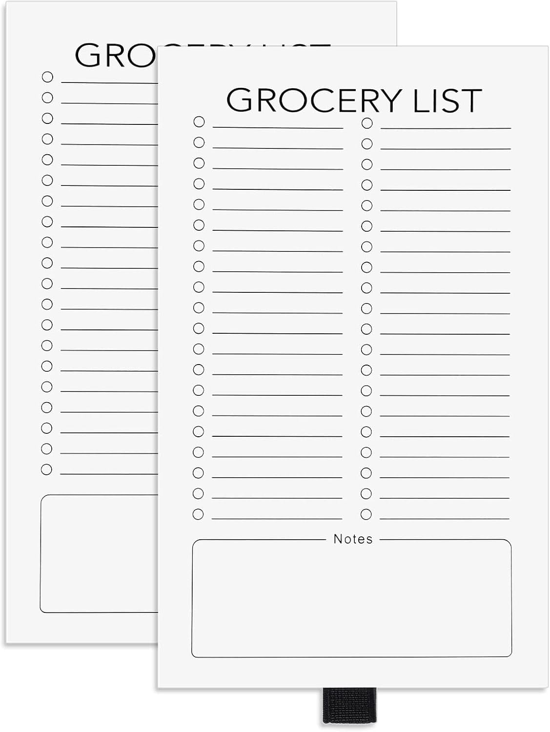 120 Sheets Grocery List Magnet Pad for Fridge Grocery List Fun Memo ...