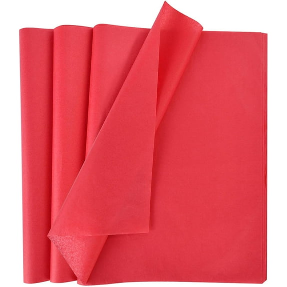 120 Sheets Red Tissue Paper Bulk, 14 x 20 Inch Gift Wrapping Paper for ...