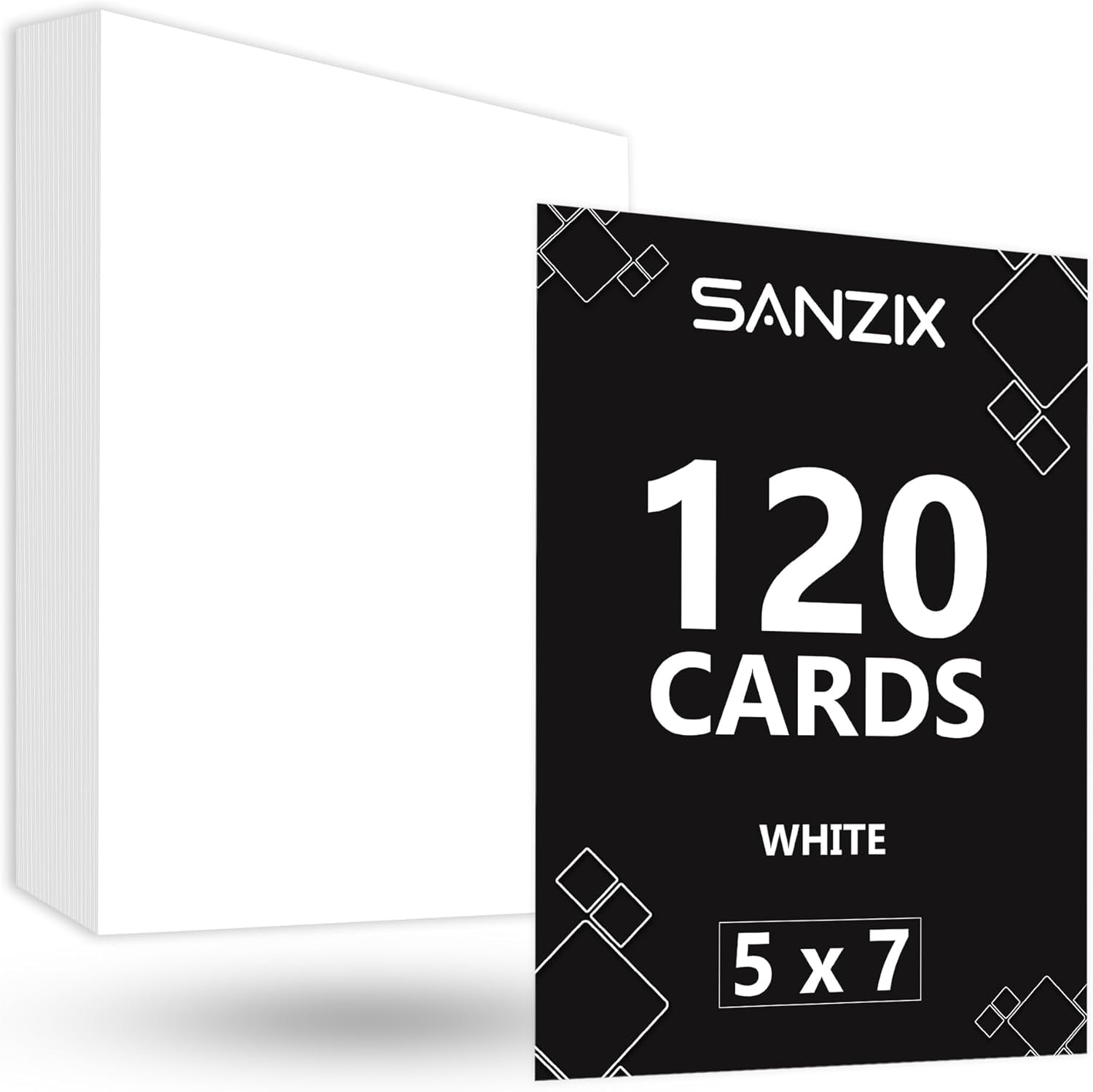 120 Sheets White Cardstock 5" x 7" - 80 Lbs/220 GSM, Laser & Inkjet ...