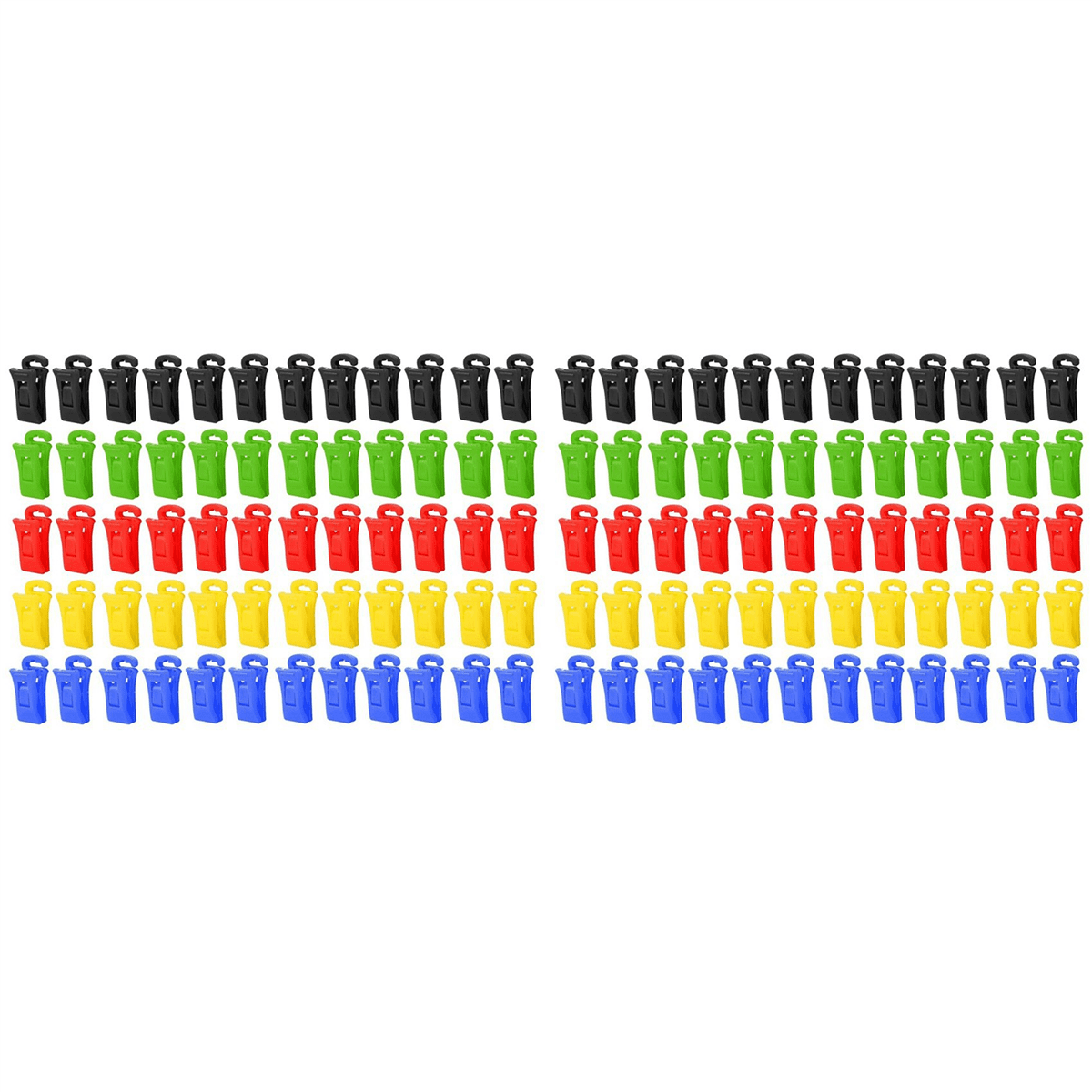 120 Sock Clips for Washing Machine and Dryer, with Hooks,Sock Holder ...
