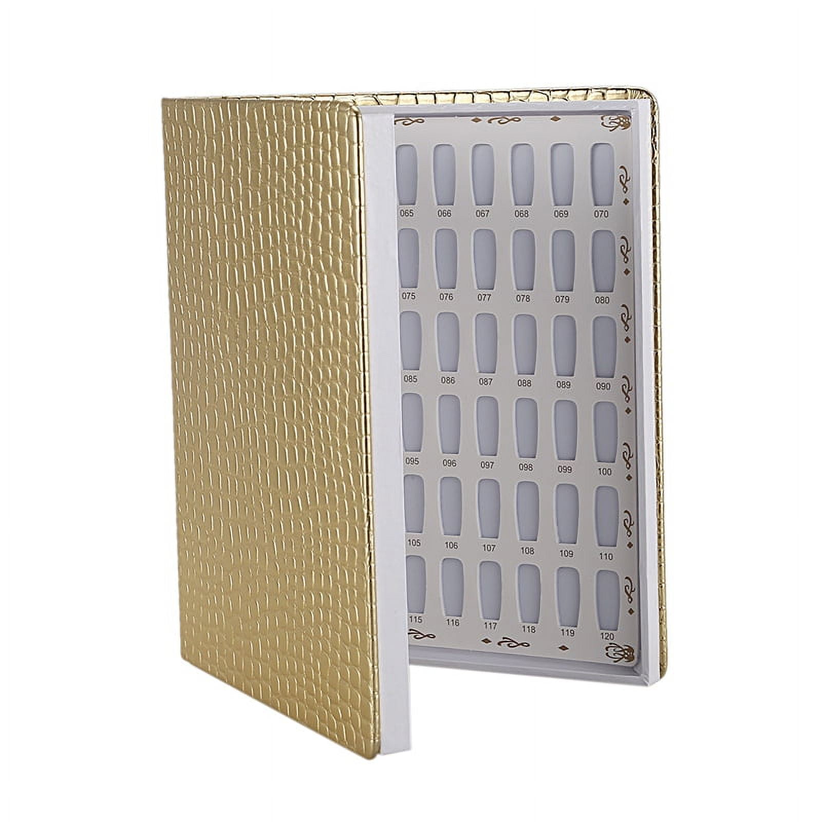 120 Tips Nail Color Art Display Book Nail Polish Color Chart Color ...