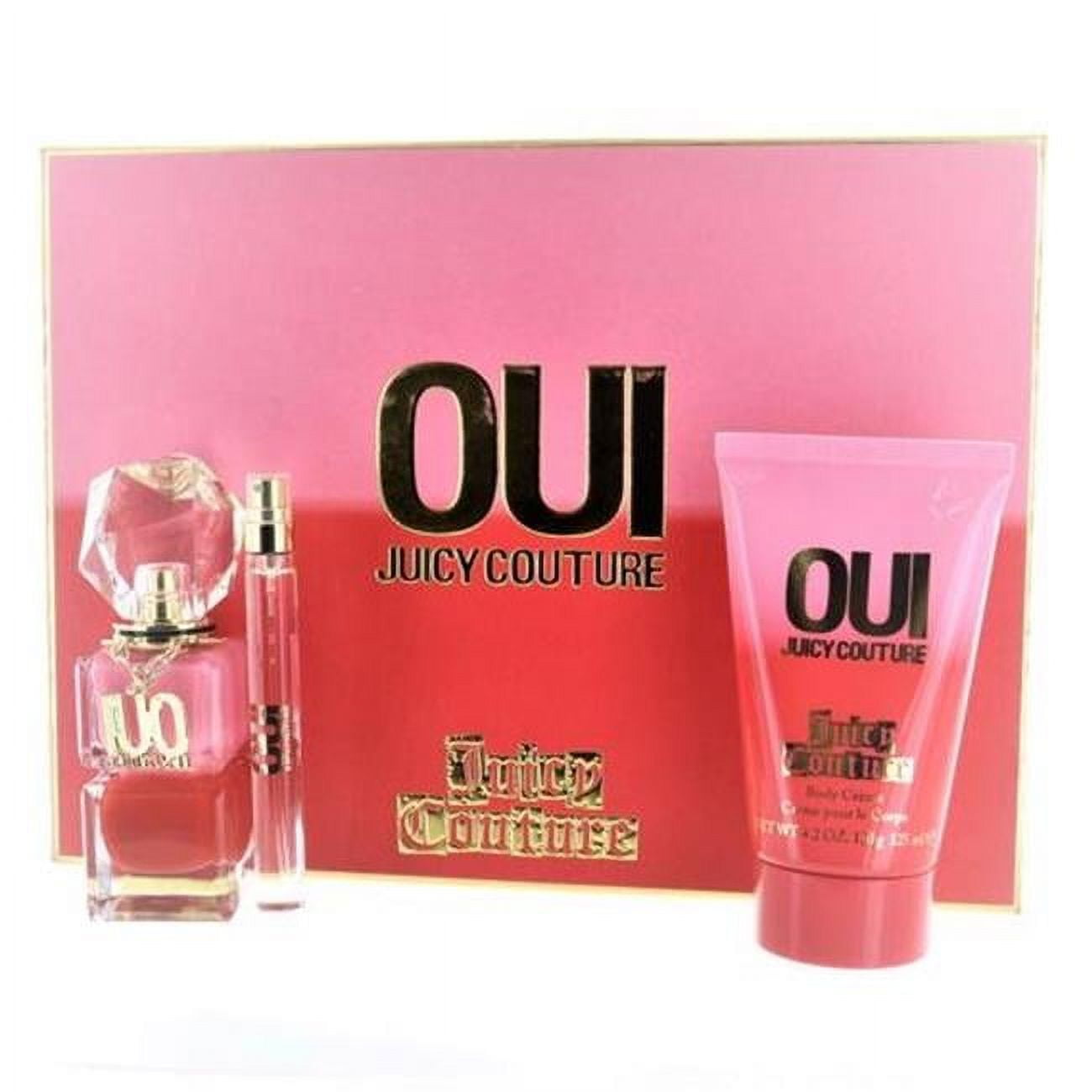 ($120 Value) Juicy Couture OUI Perfume Gift Set for Women, 3 Pieces ...