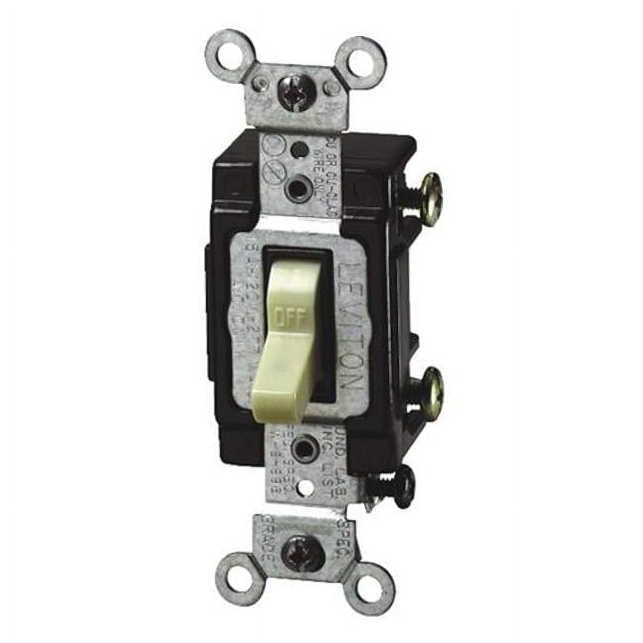 120 Volt Ivory Grounding Light Toggle Switch - Walmart Business Supplies