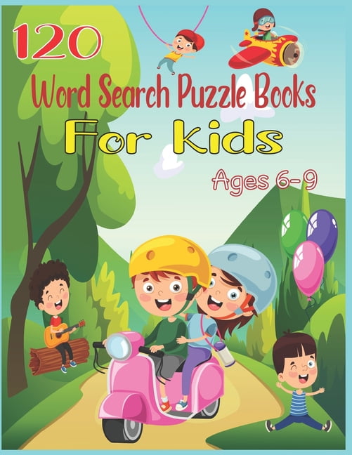 120 Word Search Puzzle Books For Kids Ages 6-9: Increase Spelling, Vocabulary, and Memory ...