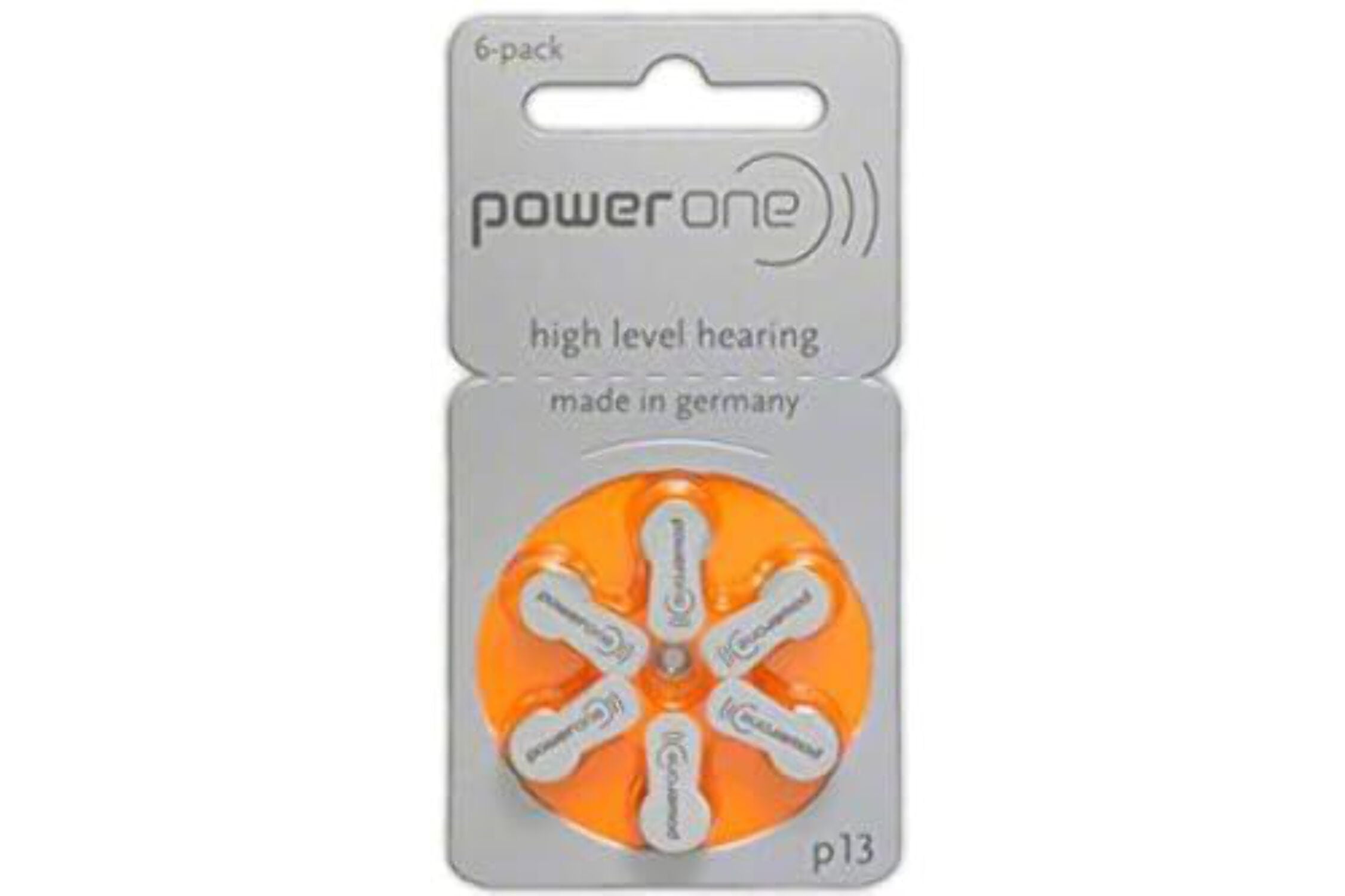 120 X Size P13 Powerone Hearing Aid Batteries - Walmart.com