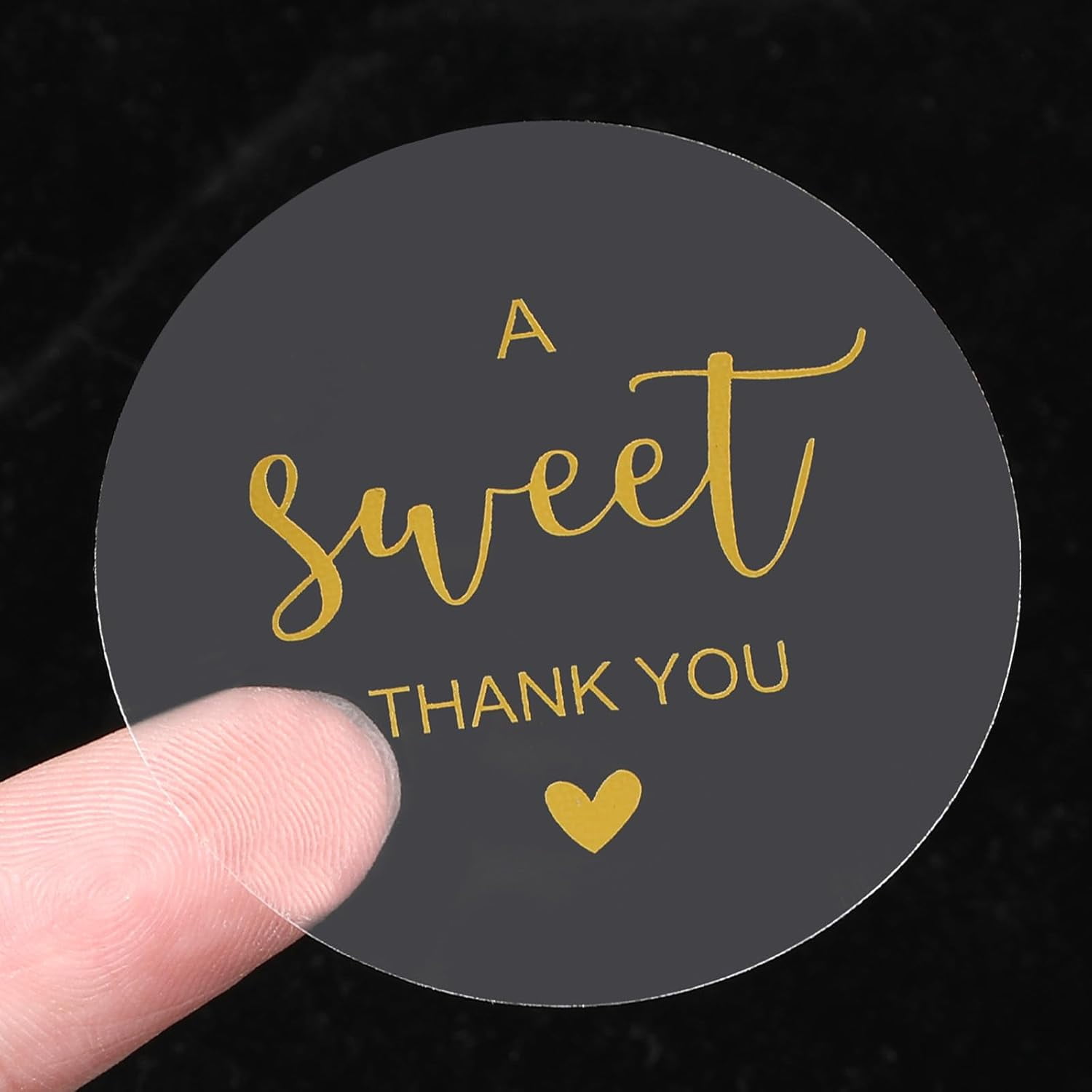 120 count Thank You Stickers, 2 Inch 5cm A Sweet Thank You Stickers for ...
