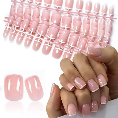 120 count White Nails, False Nails Kit Including 12 Different Size ...