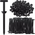 120 pack cable ties, 3.5 inch nylon push-in self-locking cable ties ...