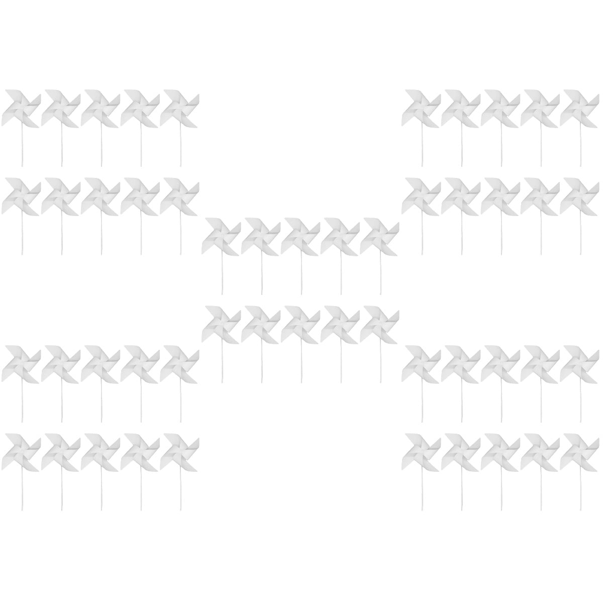 120 pcs DIY Pinwheels Craft DIY Paper Pinwheel Blank Pinwheel Drawing ...