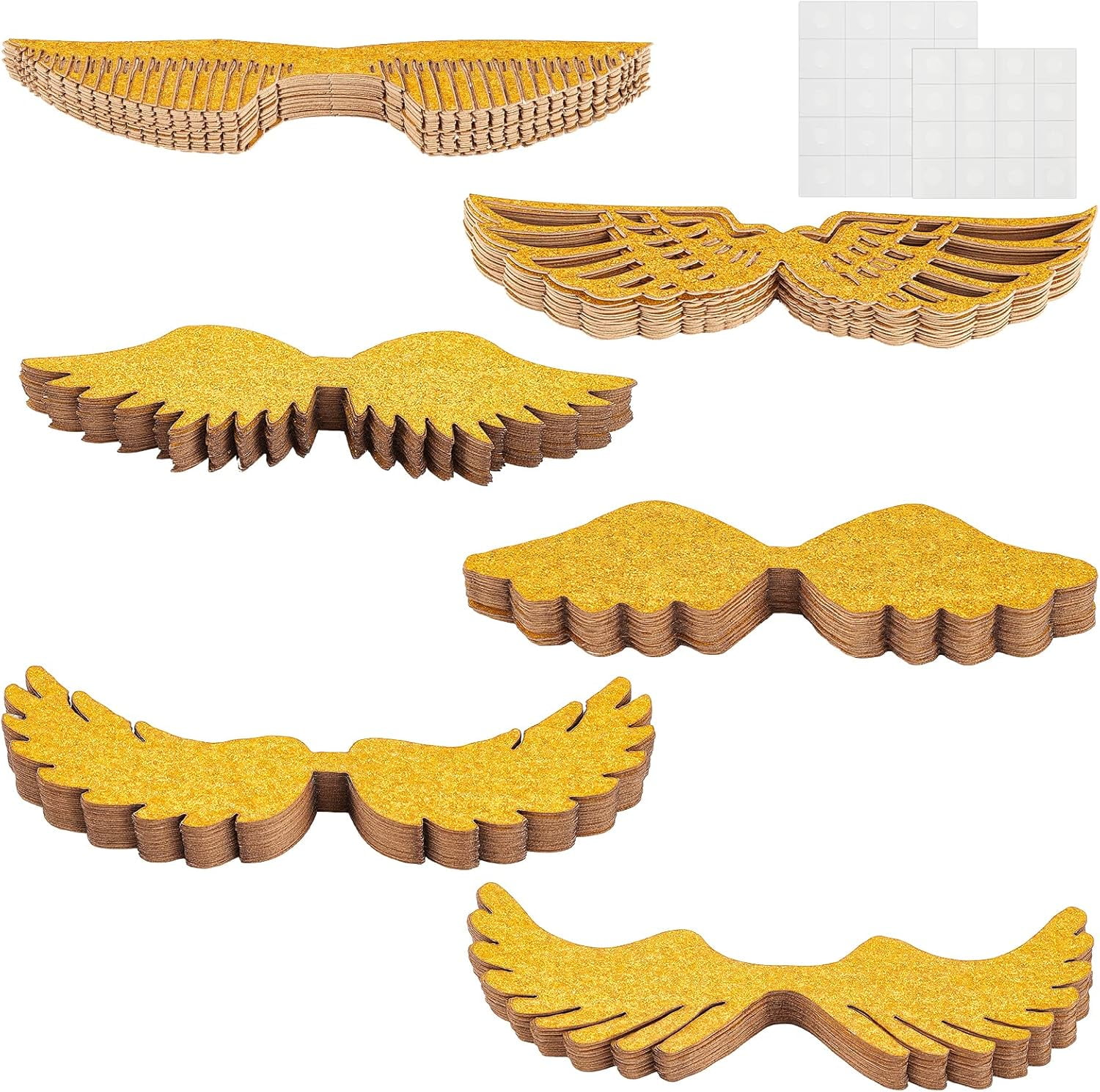 120 pcs Wizard Party Chocolate Decoration with 120 pcs Glue Circles 6 ...