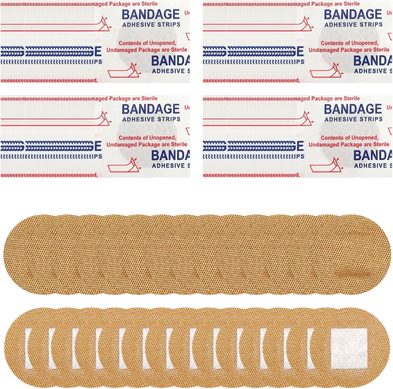 120 piece round bandages, 22 mm/0.87 inch elastic fabric round adhesive ...