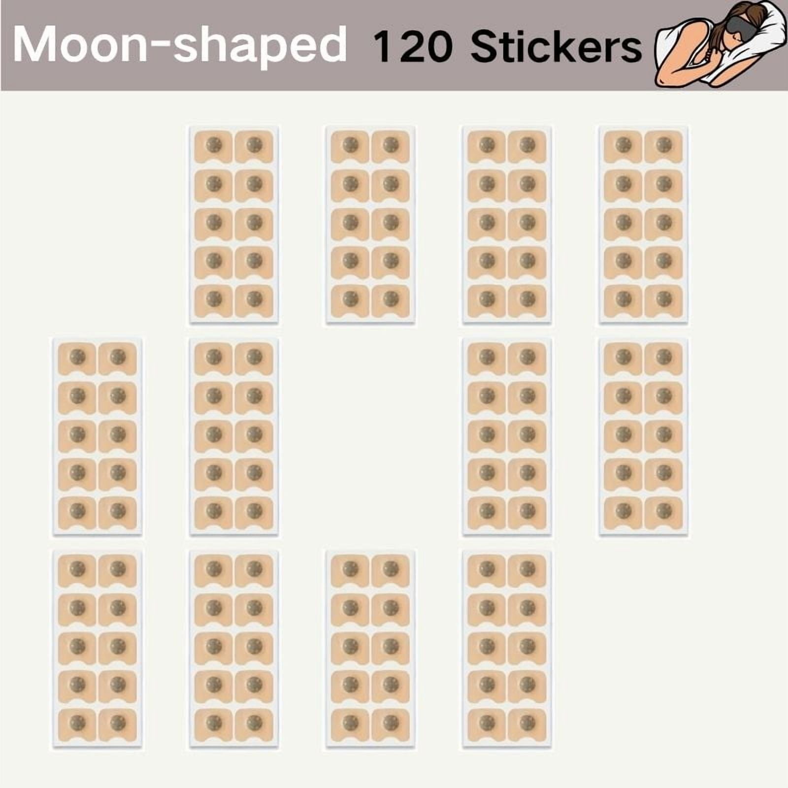 120 tablets【Moon-Shaped 】Nasal Dilator Stickers, Nose Strips, Nasal ...